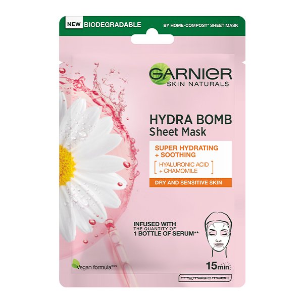 Garnier Masca Servetel cu Musetel pentru Calm