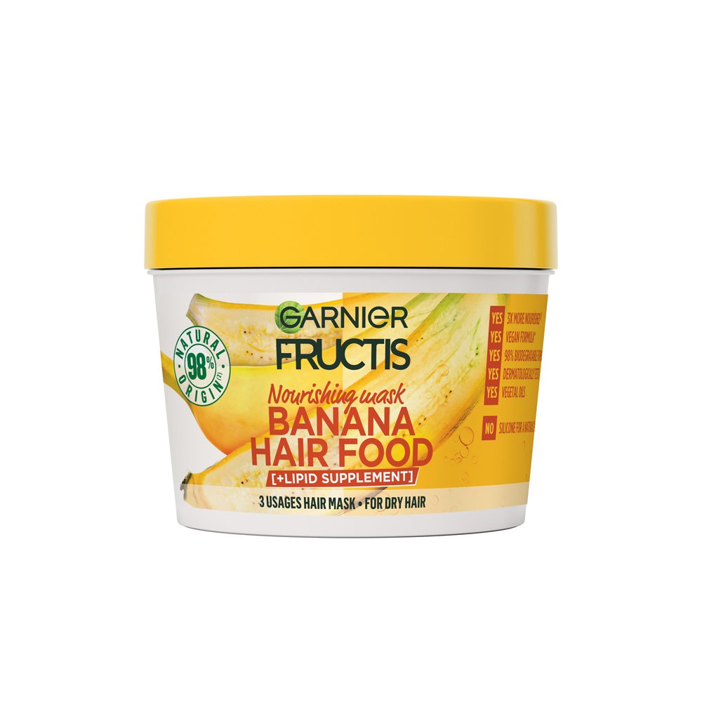Fructis Hair Food masca Banana Hranitoare pentru parul uscat