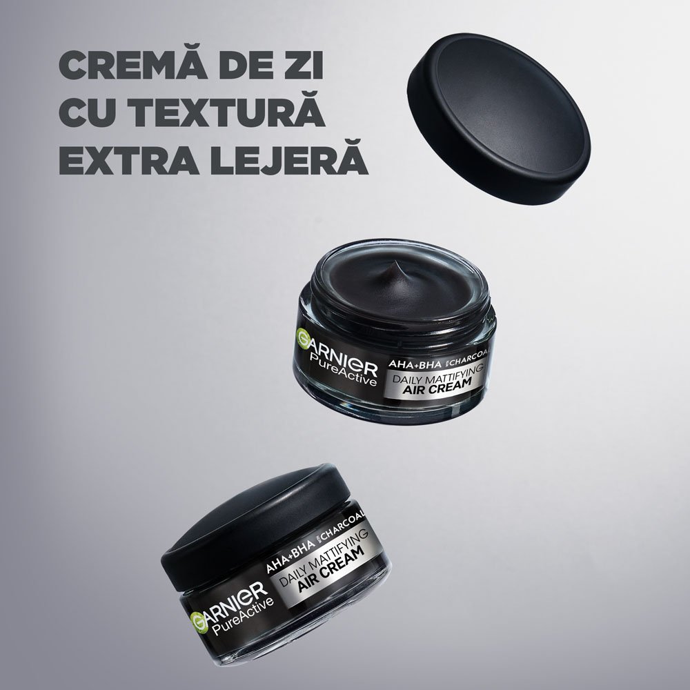 Crema Matifianta Garnier Pure Active cu textura gel